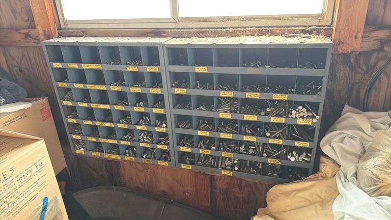 Bolt Bin with Lots of Bolts - Auction Ohio