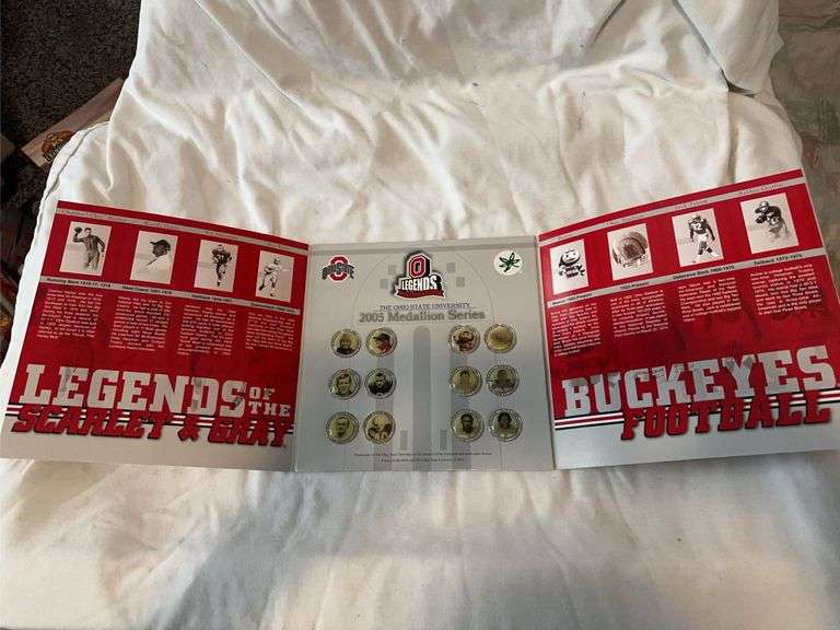 Complete set of 2005 Ohio Ohio State legends medallion series - Auction ...