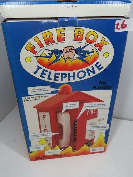 Fire Box Telephone Toy - Auction Ohio