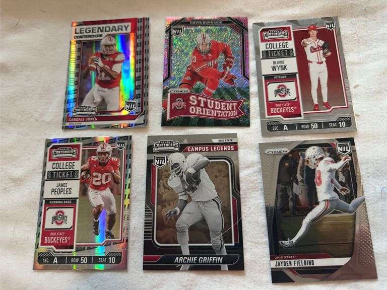 Silver foil, prizm Ohio State cards - Auction Ohio