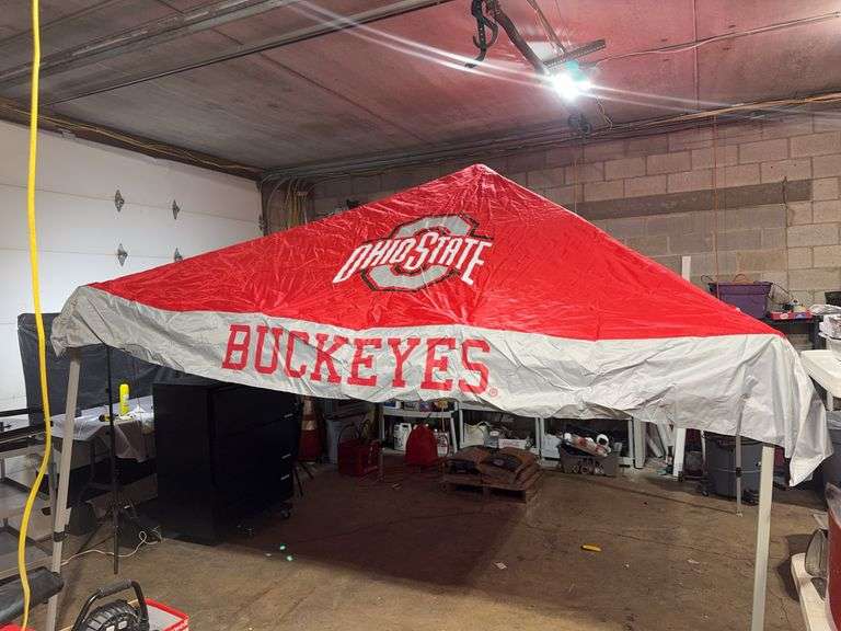 10’ x 10’ Ohio State Pop Up Tent - Auction Ohio