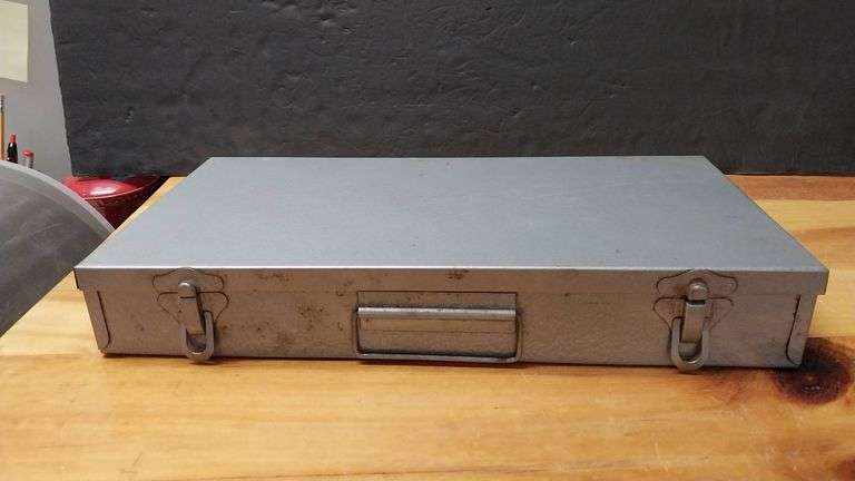 Metal Carrying Case With Slides and Small Journal - Auction Ohio