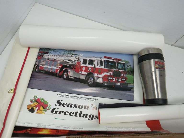 Paxtonia Fire Truck Poster - Auction Ohio