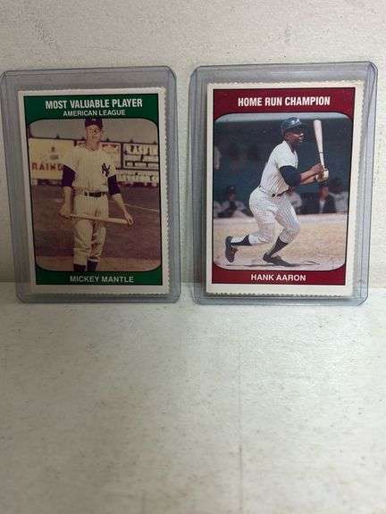 Hank Aaron & Mickey Mantle - Auction Ohio