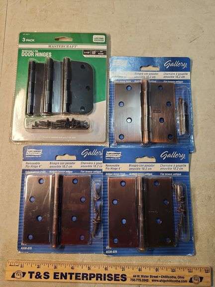 New Mastercraft & National Gallery Hinges - Auction Ohio