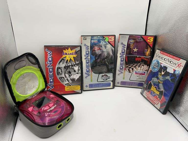 Vintage Videonow Player & Assorted Discs - Auction Ohio