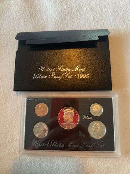 Silver proof set- US Mint coin set-1995 - Auction Ohio