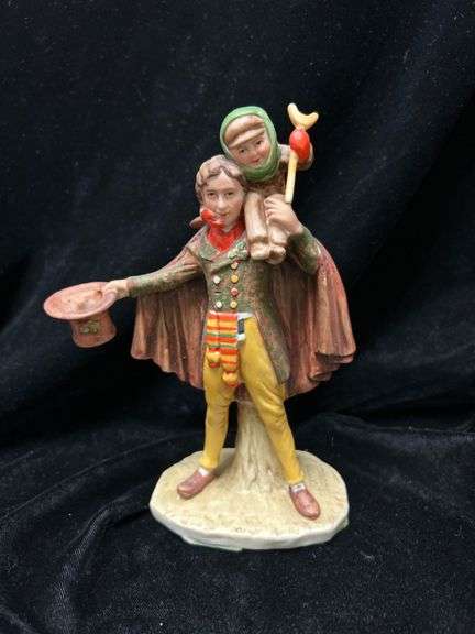 Norman Rockwell-Inspired Tiny Tim Porcelain Figurine by Gorham Made in ...