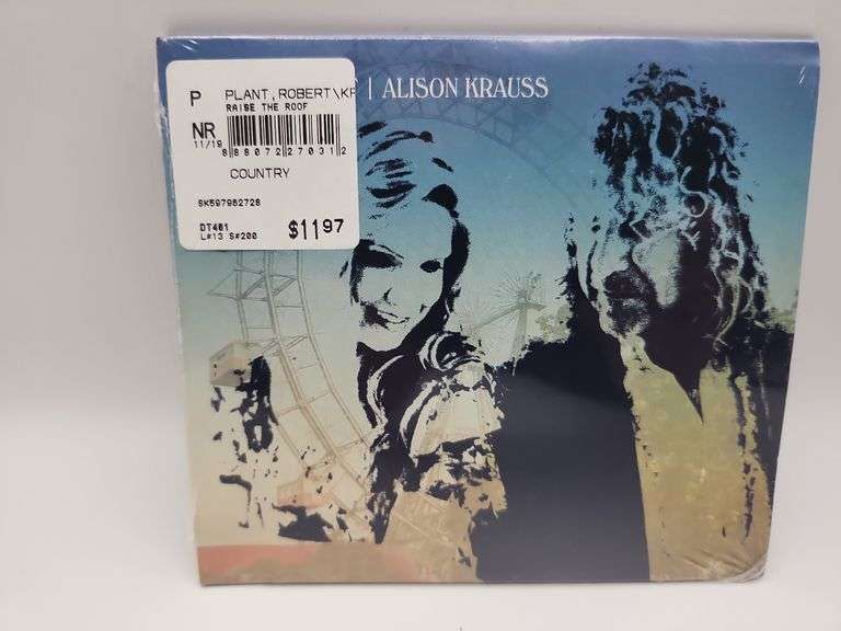 Unopened Raise The Roof Robert Plant/Alison Krauss Cd - Auction Ohio