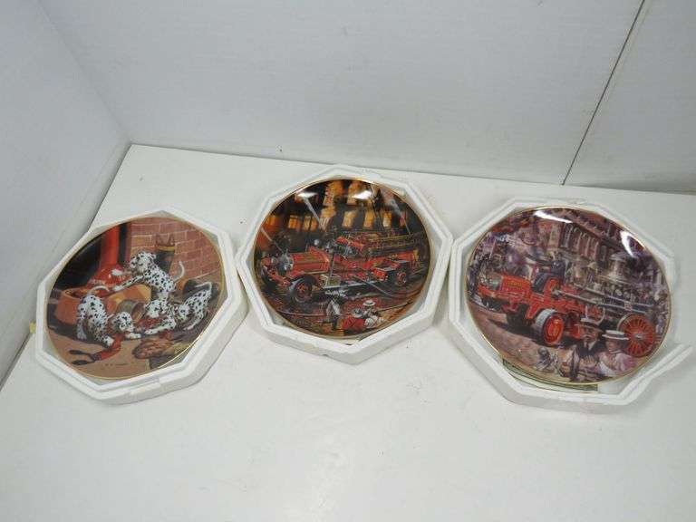 Fire Related Commemorative Plates - Auction Ohio