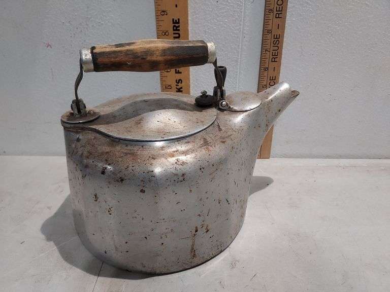 Cast Aluminum 4 Qt Griswold Kettle Pat'd Sept 9 1913 W/Safety Cap & Lid ...