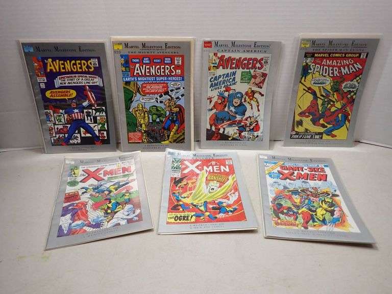 Marvel Milestone Edition Comic Reprints in Bagged Protected Condition ...