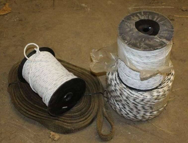 IntelliRope Electric Fence Rope and Additional Rope Spools - Auction Ohio