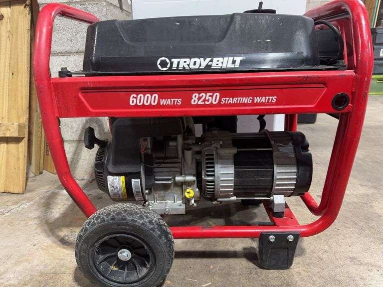 Troy Bilt 6000 Watt Generator - Auction Ohio