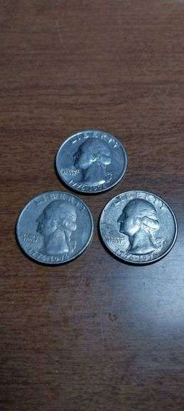 Three United States Bicentennial Quarters Dated 1776-1976 Featuring ...