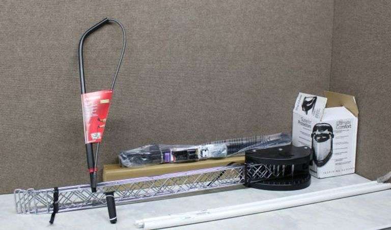 Tools and Equipment Including Husky Toilet Auger and Uvex Bionic Shield ...