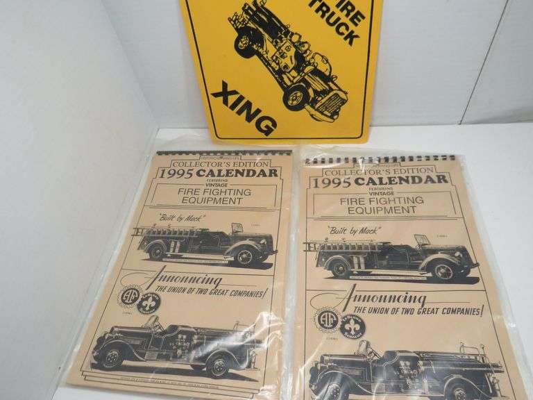 1995 Fire Fighting Calendars - Auction Ohio
