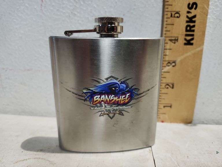 Banshee Stainless Steel Flask - Auction Ohio