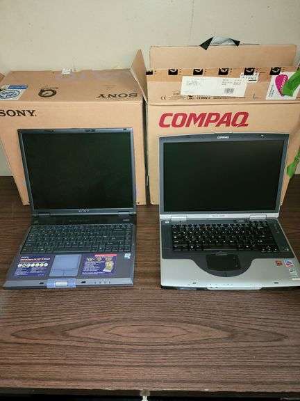 Sony Laptop, Compaq Laptop - Auction Ohio