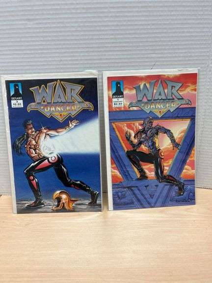 War Dancer Comic Books, Issues #1 and #3, Defiant Comics, 1993 Release ...