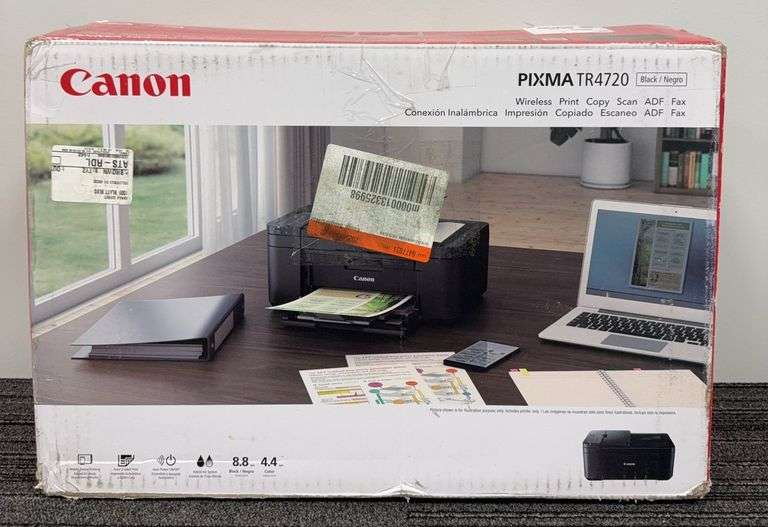 **NEW** Canon - PIXMA TR4720 Wireless All-In-One Inkjet Printer w/ 2 ...
