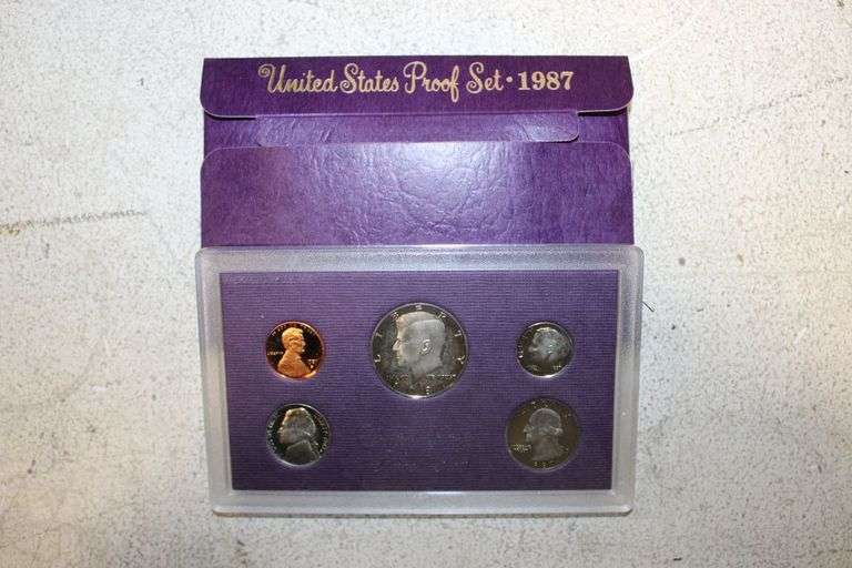United States Proof Coin Set 1987 - Auction Ohio