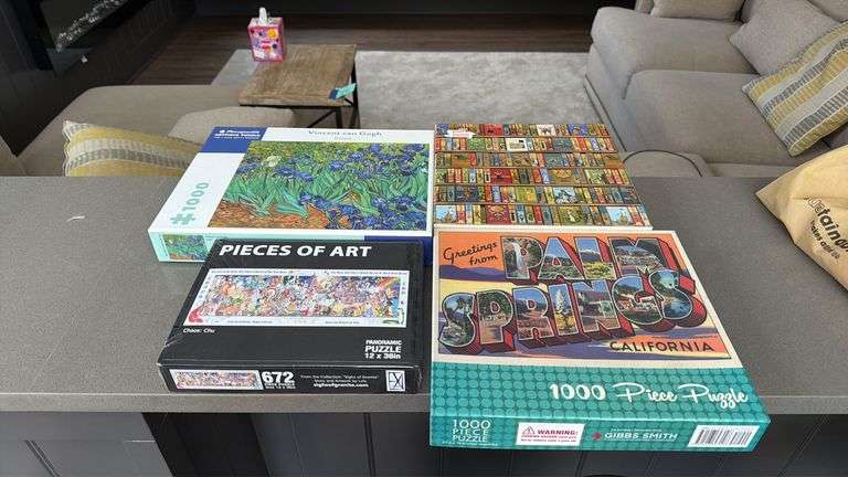 Four Jigsaw Puzzles Including 1000-Piece Sets - Auction Ohio