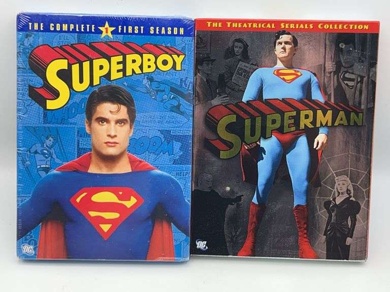 Superman The Theatrical Serials Collection & Unopened Superboy Season 1 ...