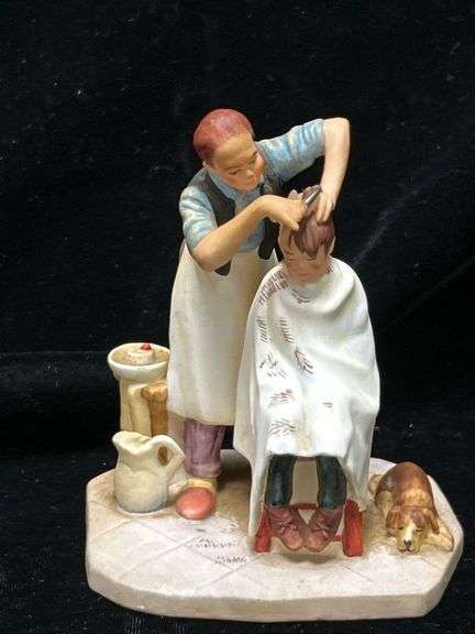 Norman Rockwell Figurine ‘Shear Agony’ Inspired by 1963 Calendar by ...
