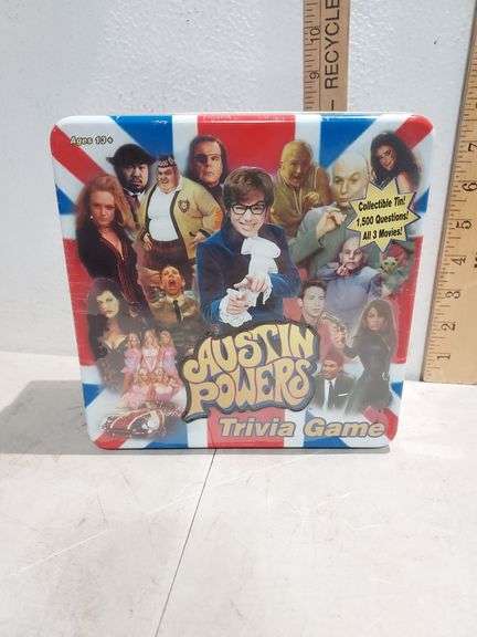 Unopened 2002 Austin Powers Trivia Game Collectible Tin, 1500 Questions ...
