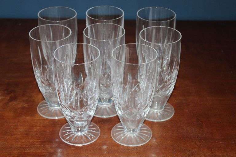 Waterford Lismore Crystal Iced Beverage Glasses - Auction Ohio
