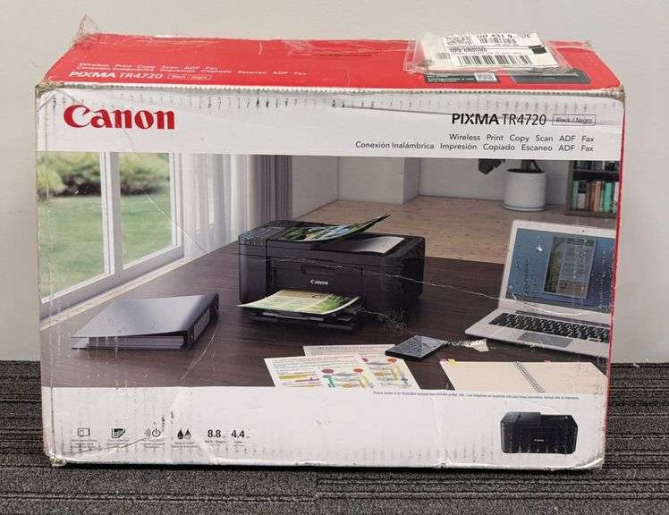 **APPEARS NEW** Canon - PIXMA TR4720 Wireless All-In-One Inkjet Printer ...