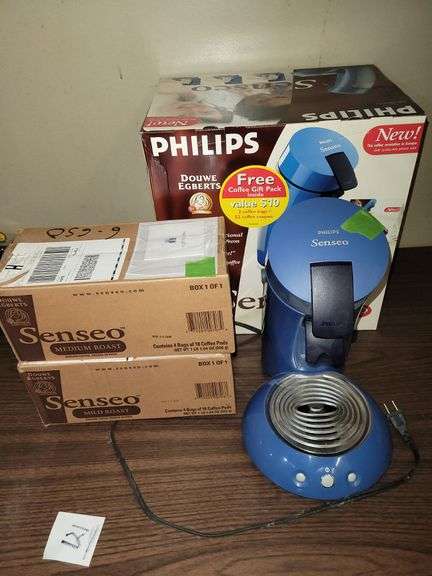 Senseo Coffee Machine with mild roast pods - Auction Ohio
