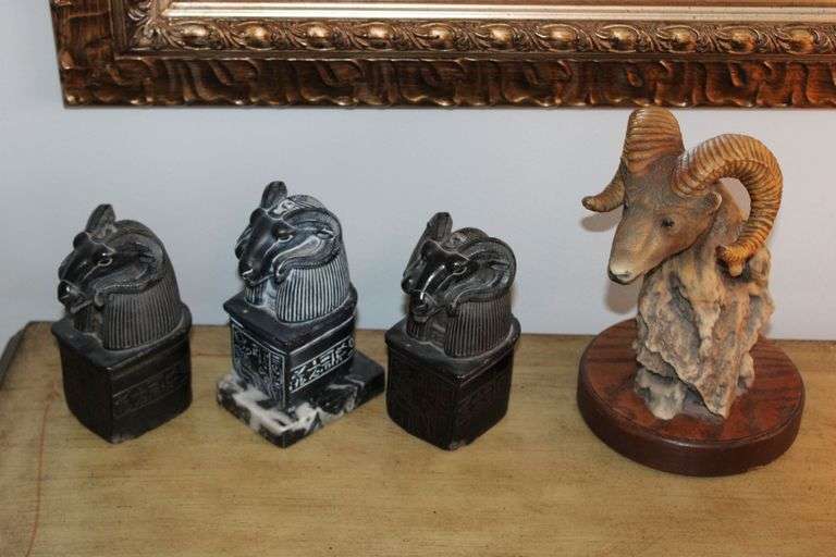 Ram Sculptures - Auction Ohio