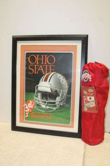 Ohio State Print & Folding Sports Chair - Auction Ohio