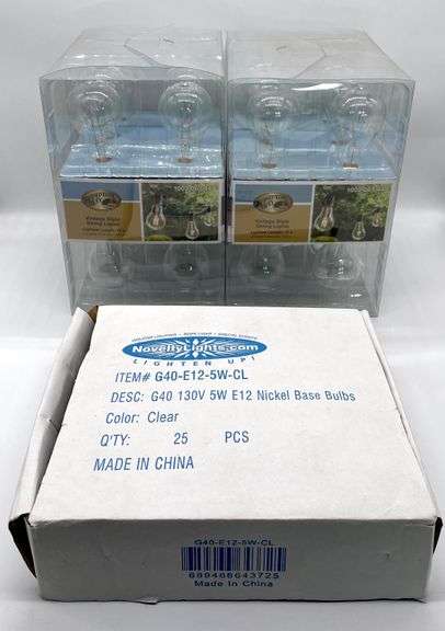 Hampton Bay String Lights & Bulbs - Auction Ohio