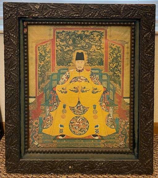 Chinese Ming Dynasty Emperor Canvas Print - Auction Ohio