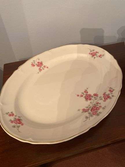 Edwin Knowles serving platter and Schmidt porcelain soup tureen ...