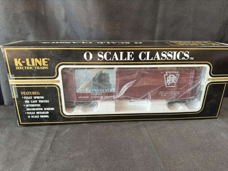 K-Line PRR Wood-Sided Reefer - Auction Ohio