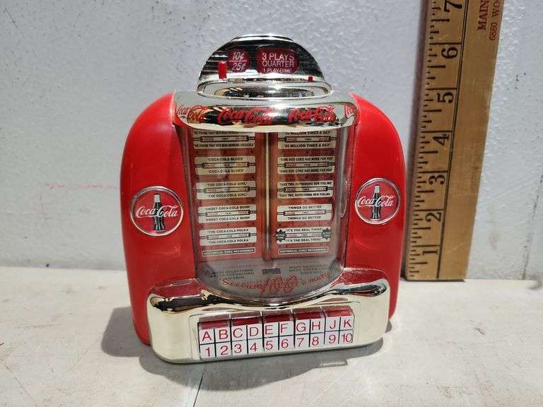 1996 Coca Cola Seeburg-Wall-O-Matic Battery Operated - Auction Ohio