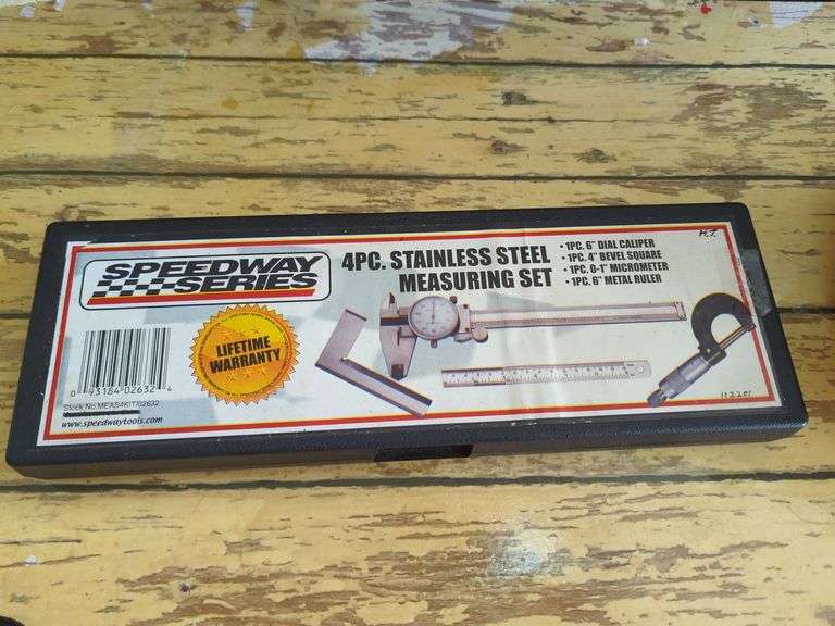 Speedway Series Stainless Steel Measuring Set - Auction Ohio