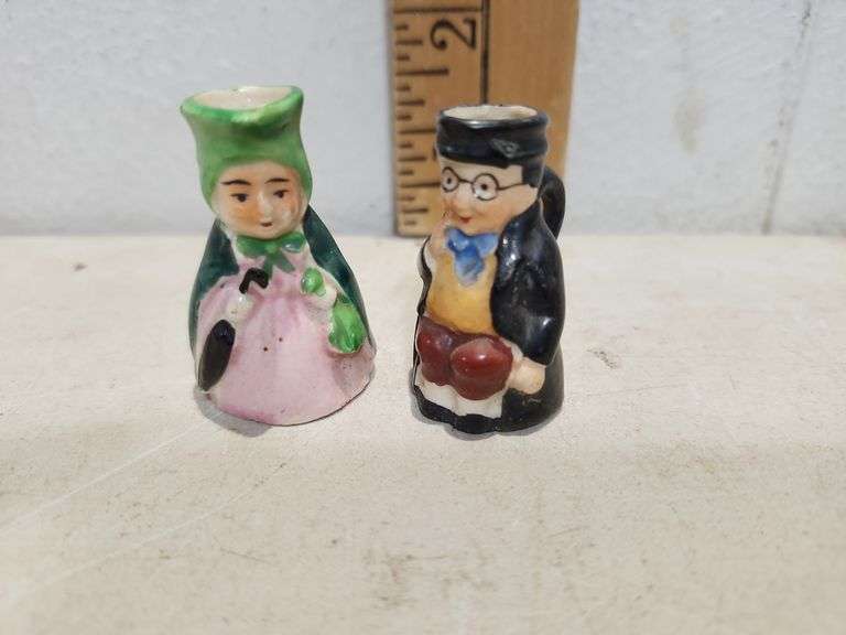 Vintage Japan Miniature Man & Woman Creamers/Pitchers - Auction Ohio