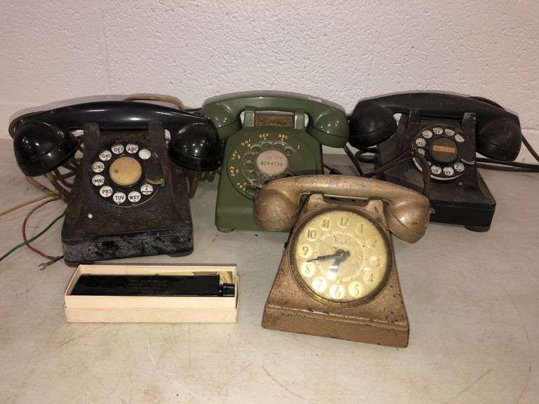 Vtg Rotary Phones - Auction Ohio