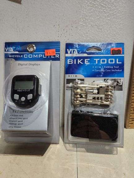 VIA Cycle Bicycle Computer Digital Display & Bike Tool - Auction Ohio