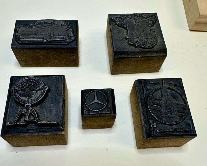Vintage Printer's Blocks - Auction Ohio