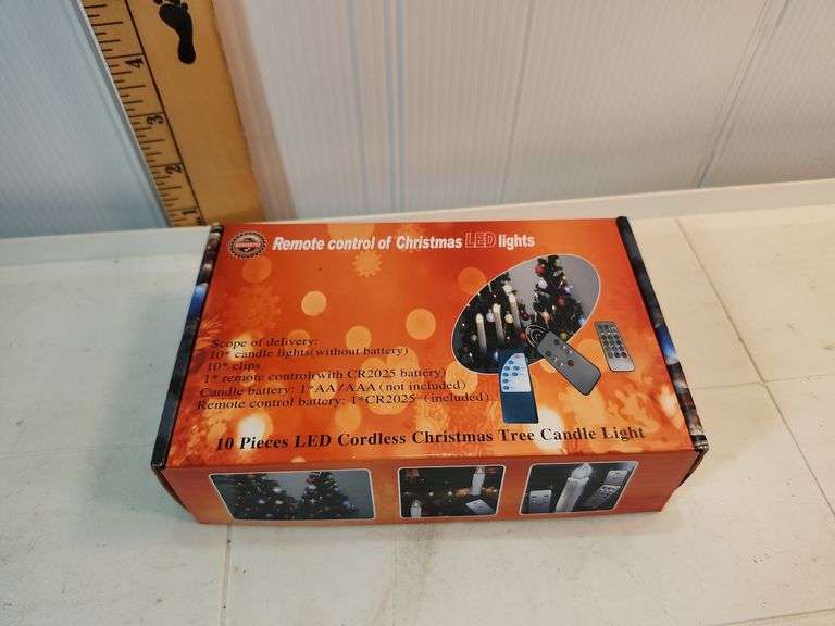 New In Box Remote Control Christmas Lights - Auction Ohio