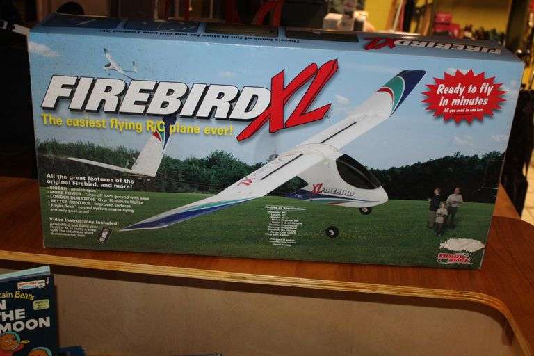 Firebird XL Model Plane, Children's Books & Stuffed Animals - Auction Ohio