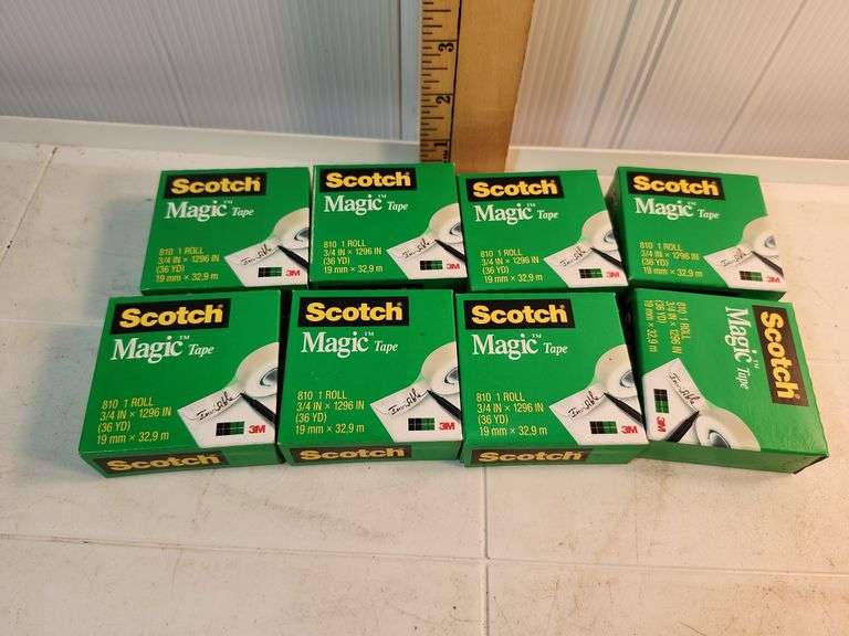 8 Boxes Scotch Tape - Auction Ohio