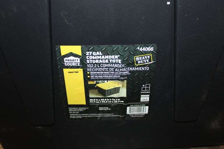 Project Source Heavy Duty Storage Totes - Auction Ohio