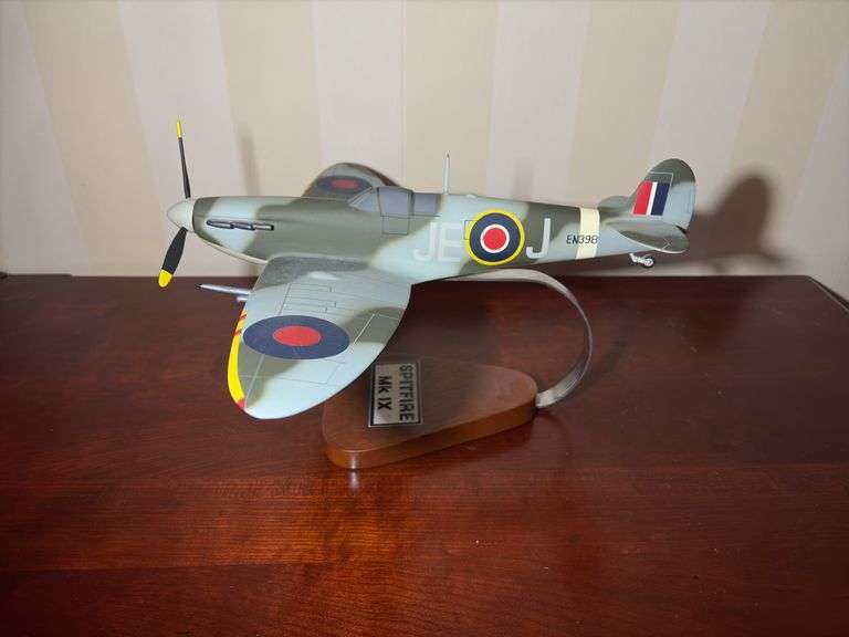 British Spitfire Model Plane - Auction Ohio
